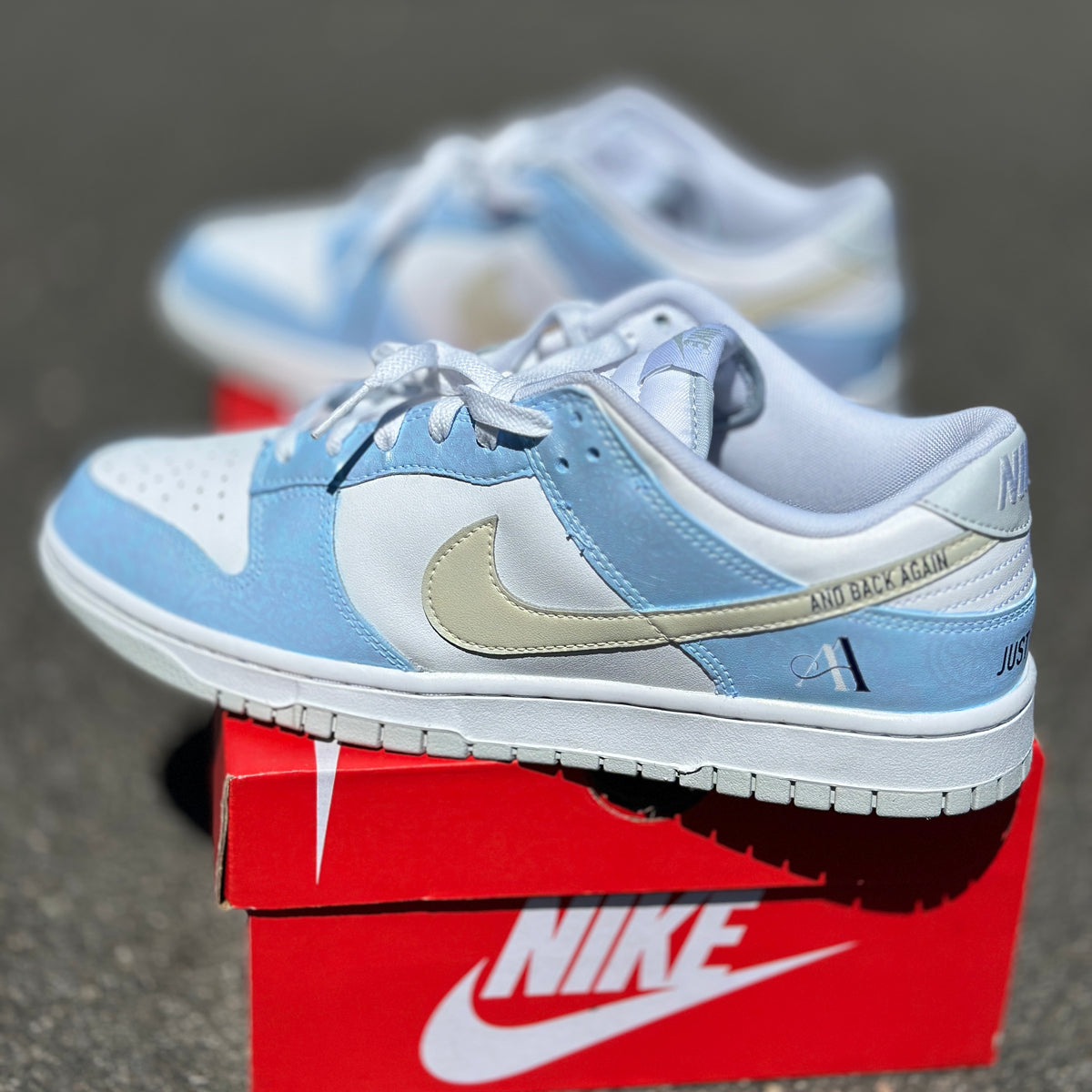 Custom Painted Wedding Dunks – B Street Shoes