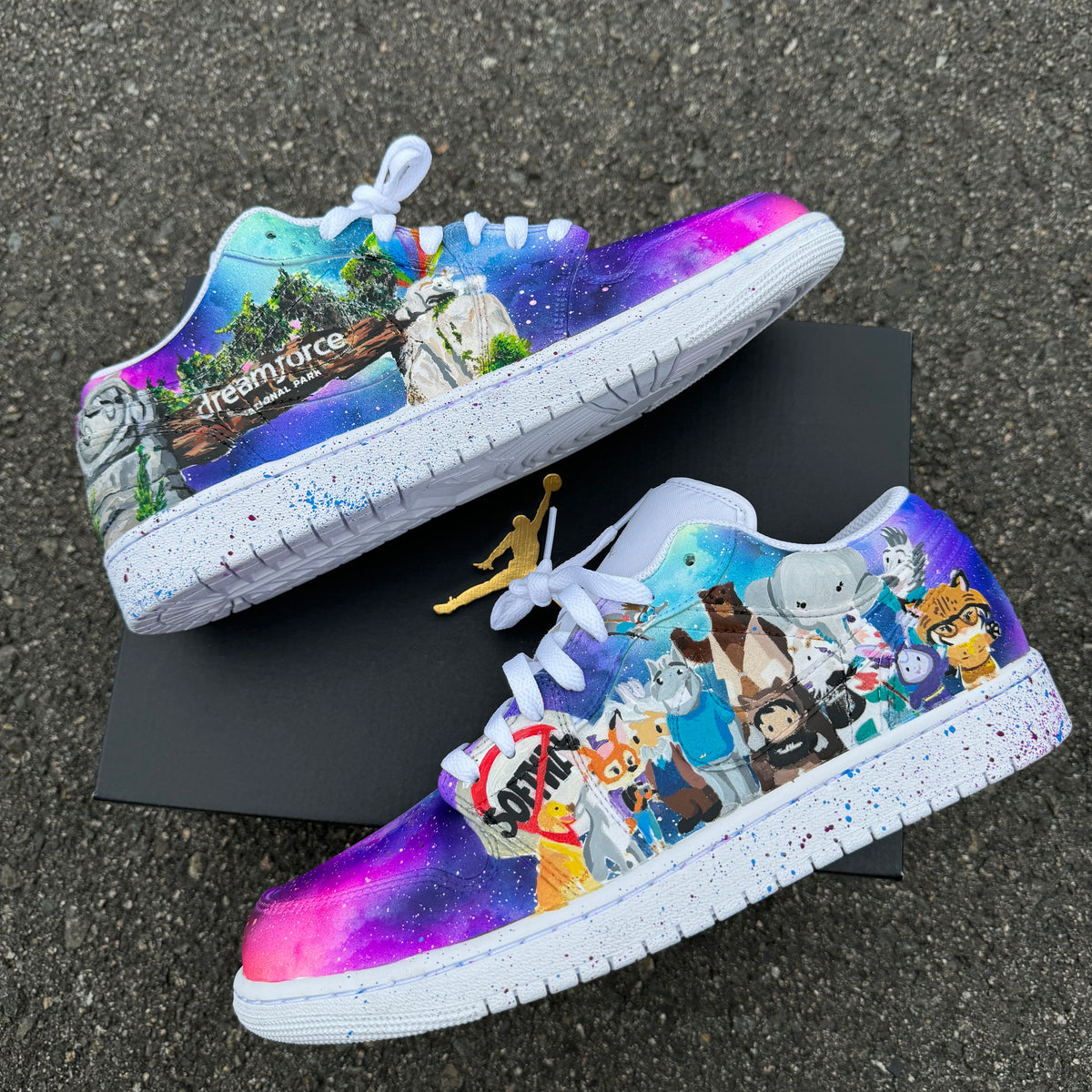 Crazy Customized Jordans for Dreamforce 2024 – B Street Shoes