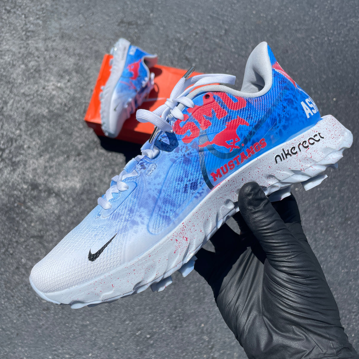 Custom Golf Shoes for SMU Golfer Ashley Chow – B Street Shoes