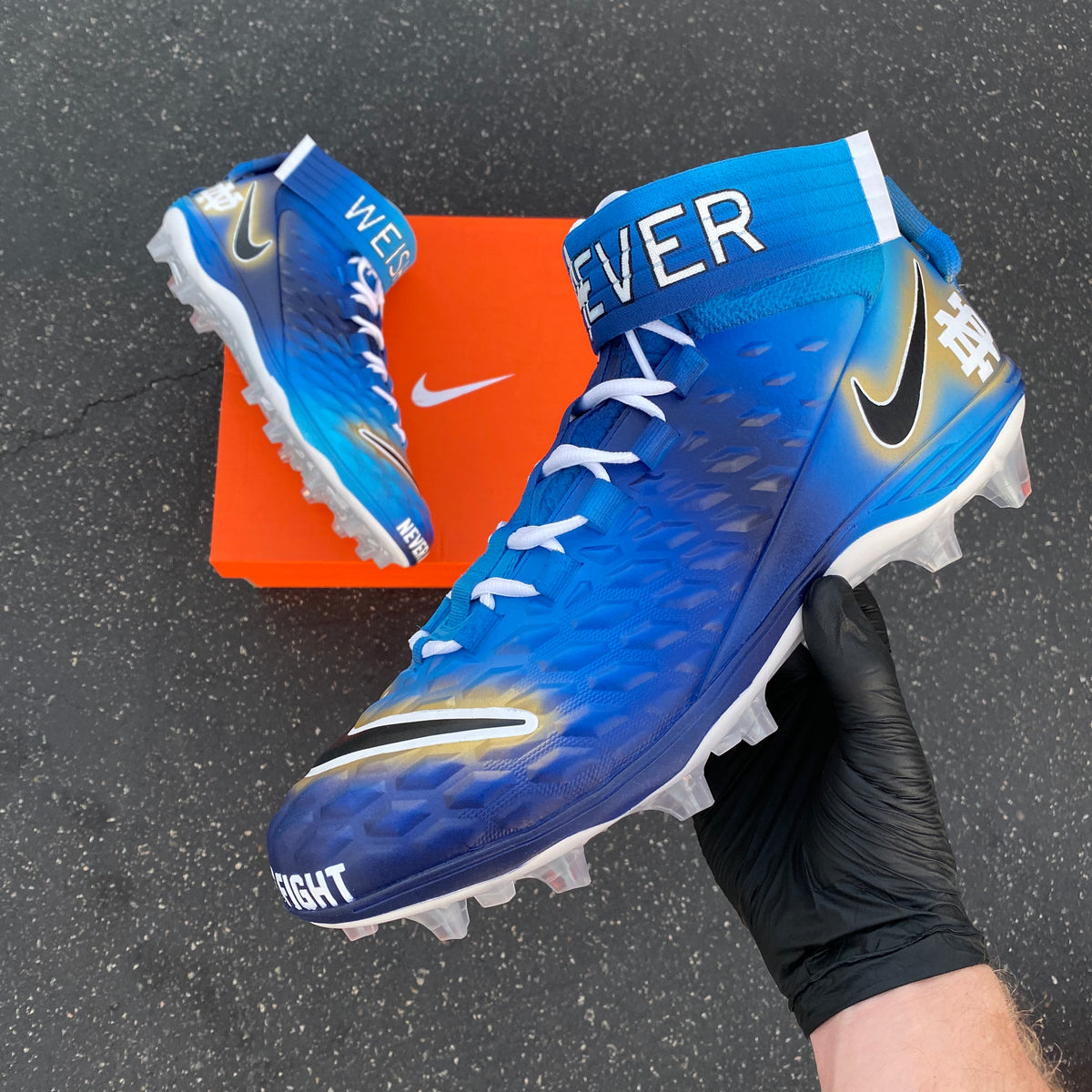 NFL #mycausemycleats 2019 - Custom Cleats Los Angeles Chargers Defensi ...