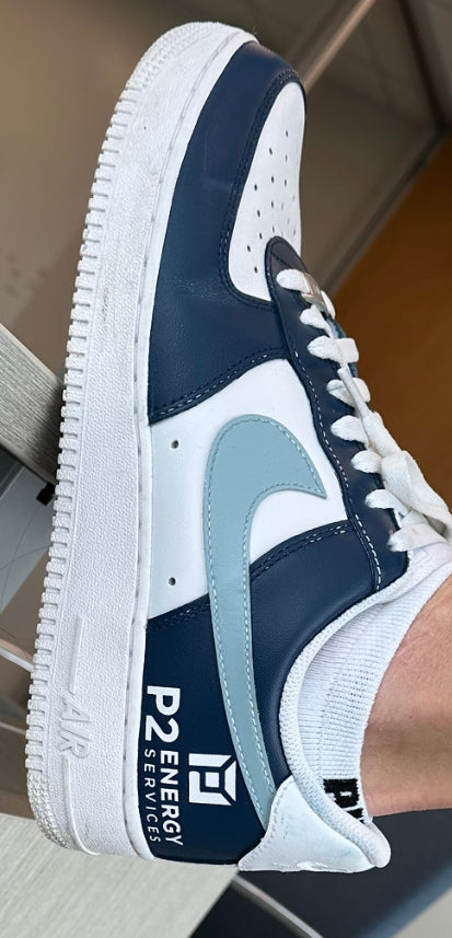 White Nike Af1 Lows - 7.5w+14m - Custom Order - Invoice 1 of 2 – B ...