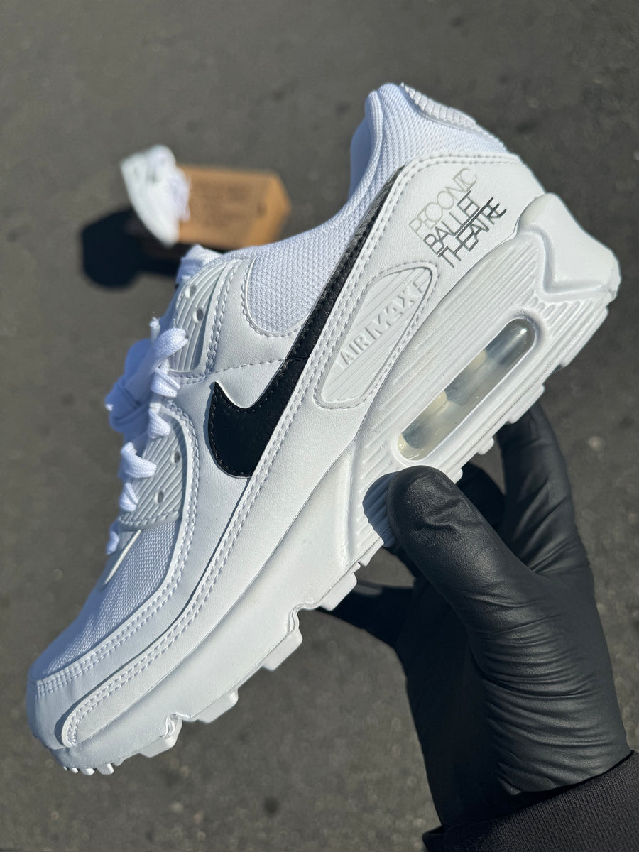 White Nike AM90 - 9.5W - Custom (rush) Order - Invoice 2 of 2 – B ...