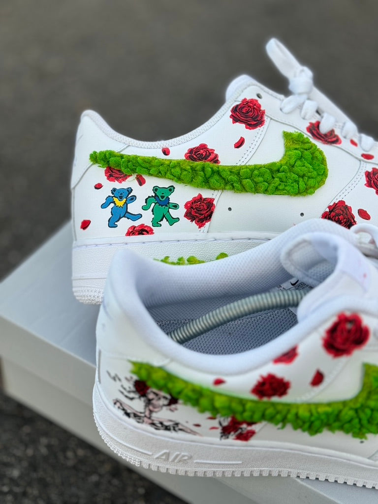 White Nike Af1 Low - Custom Order - Full Invoice – B Street Shoes