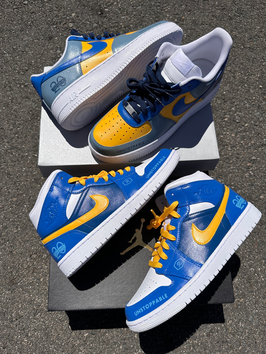 Nike Af1 Low + Jordan Mid - 2 Pairs - Custom Order - Invoice 2 of 2 – B ...