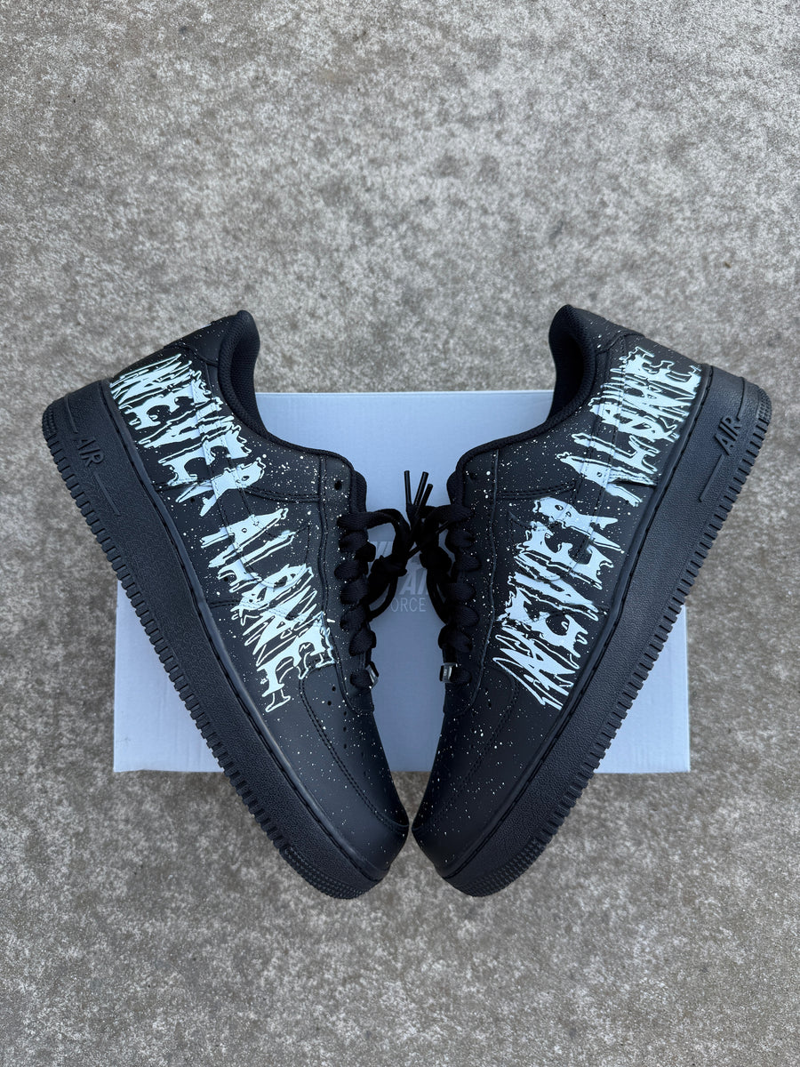 Black Nike Af1 Low - Custom Order - 11.5m - Invoice 2 of 2 [170275393 ...