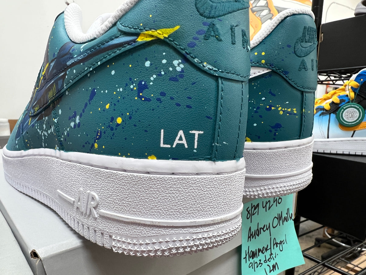 White Nike Af1 Low - Custom Order - Invoice 2 of 2 [ RUSH ] – B Street ...