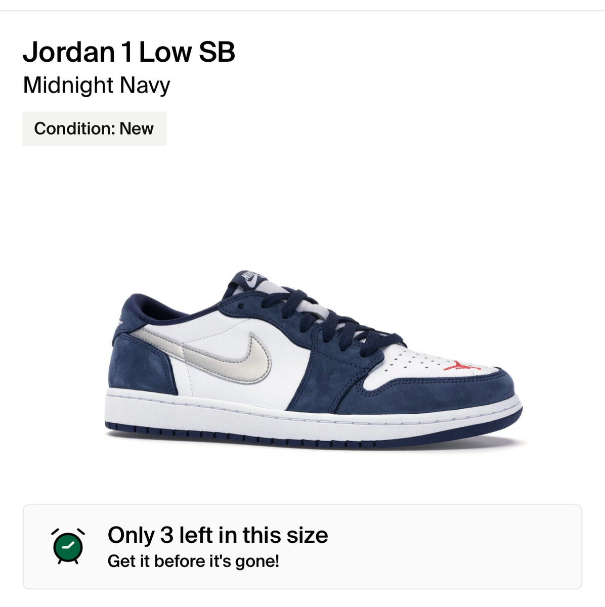 Jordan 1 Low Triple White - 12 Mens - Custom Order - Invoice 1 of 2 – B ...