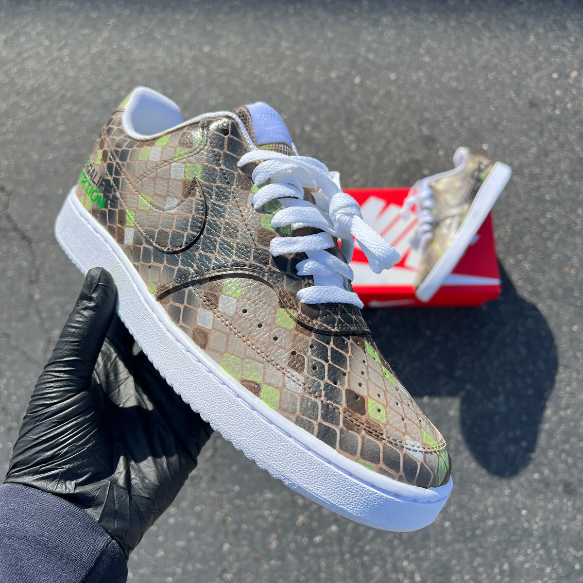 Custom Nike - Snakeskin - custom order – B Street Shoes