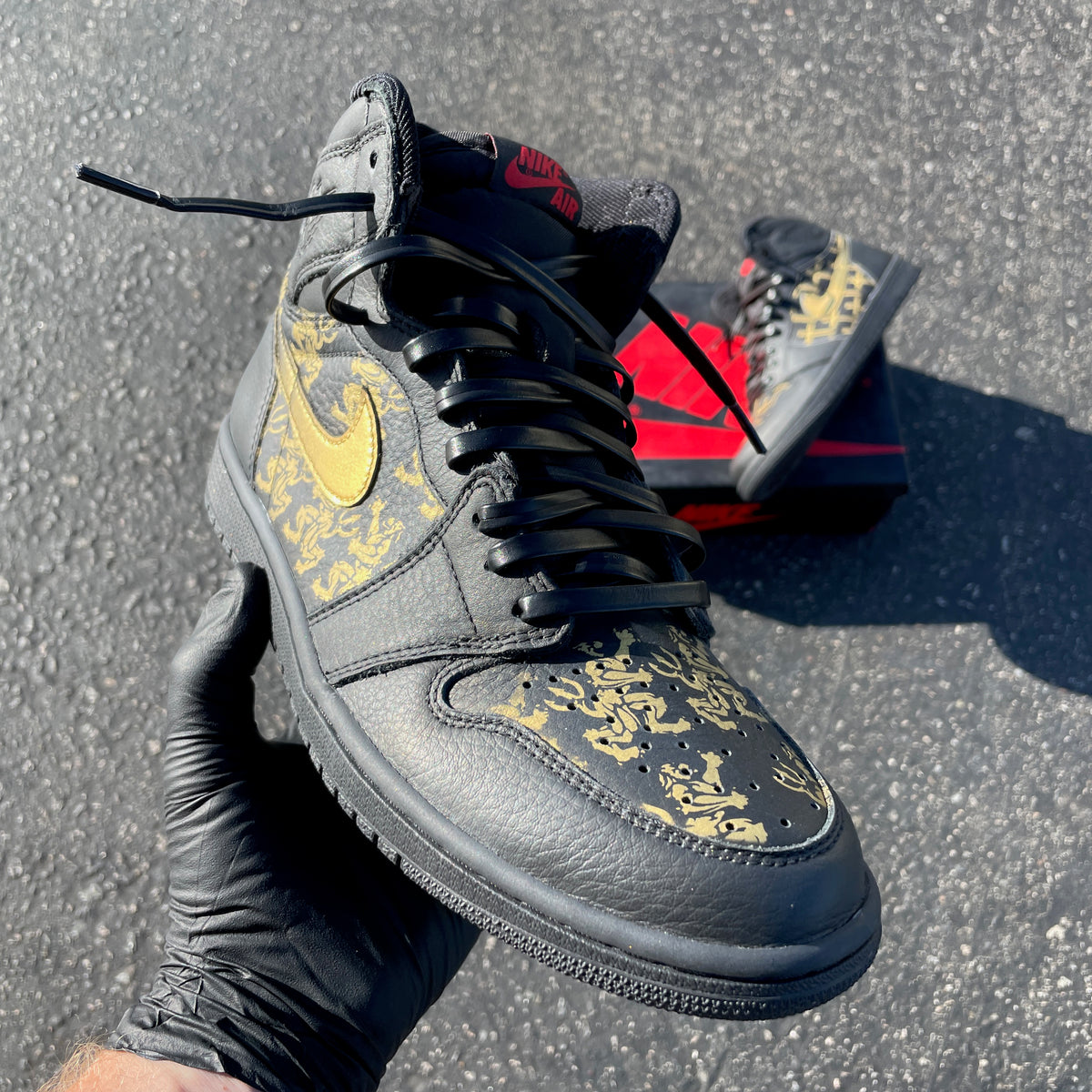Jordan 1 Retro High OG Black - Mens 9 - Custom Order - Invoice 2 of 2 ...