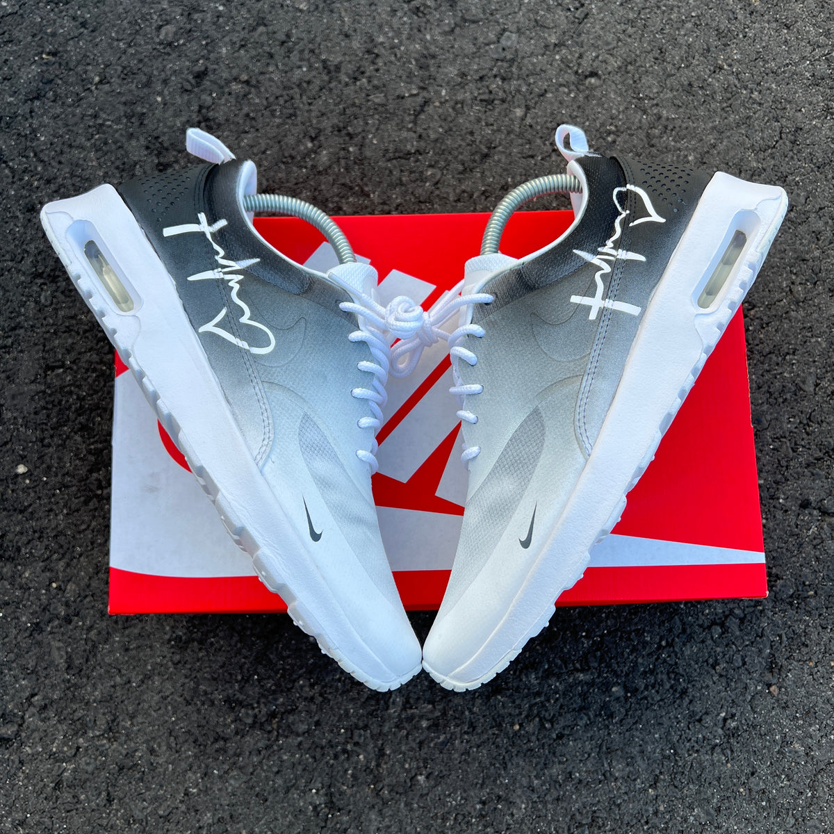 Nike Air Max Thea White - 9.5 Womens - Custom Order - Invoice 2 of 2 ...