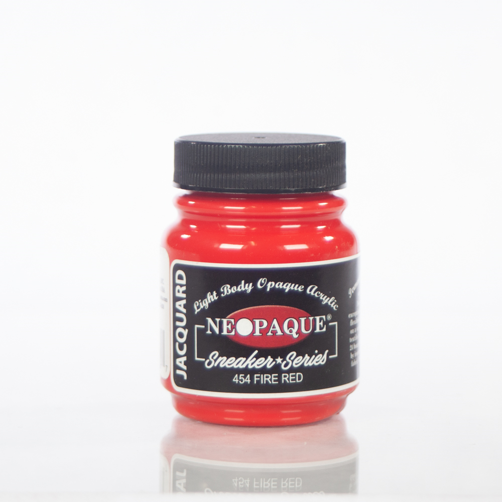 Sneaker Series Fire Red Jacquard Neopaque Acrylic Paint – B Street Shoes