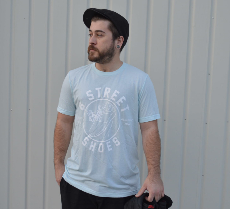 B Street T-Shirt- Light Blue W/ White B Street Logo- LIMITED QUANTITY ...